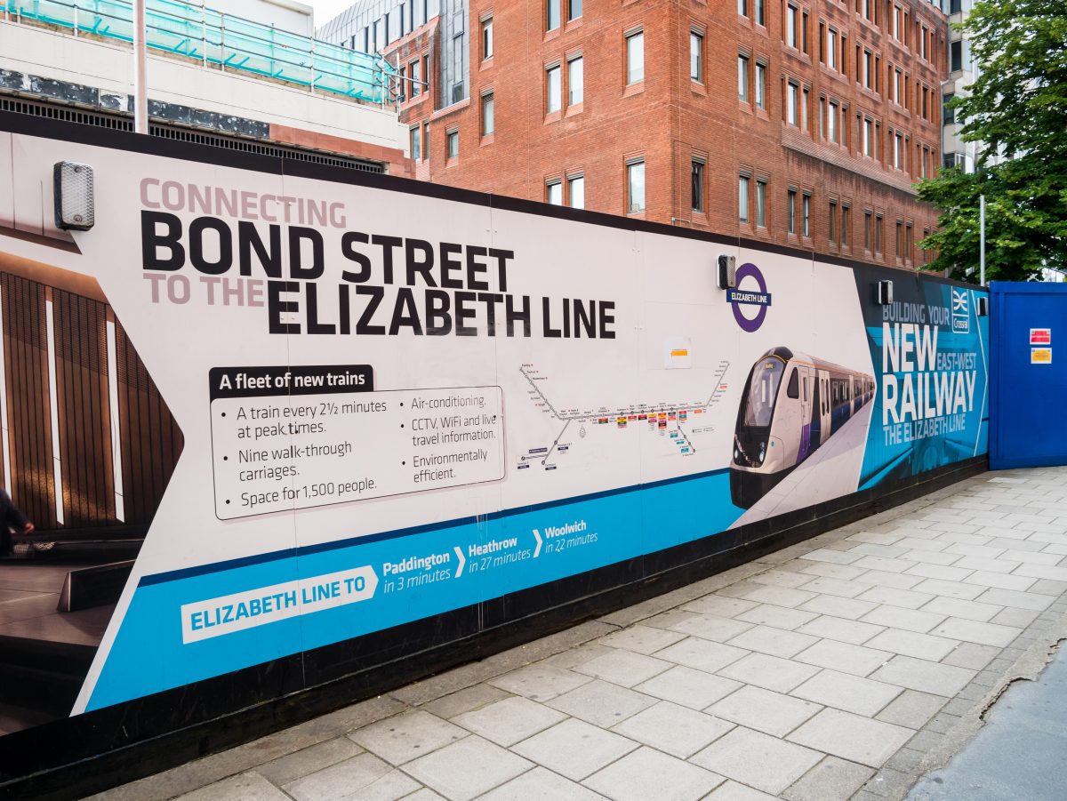 Opening of new Elizabeth line: Tuesday 24 May - Hertford Street