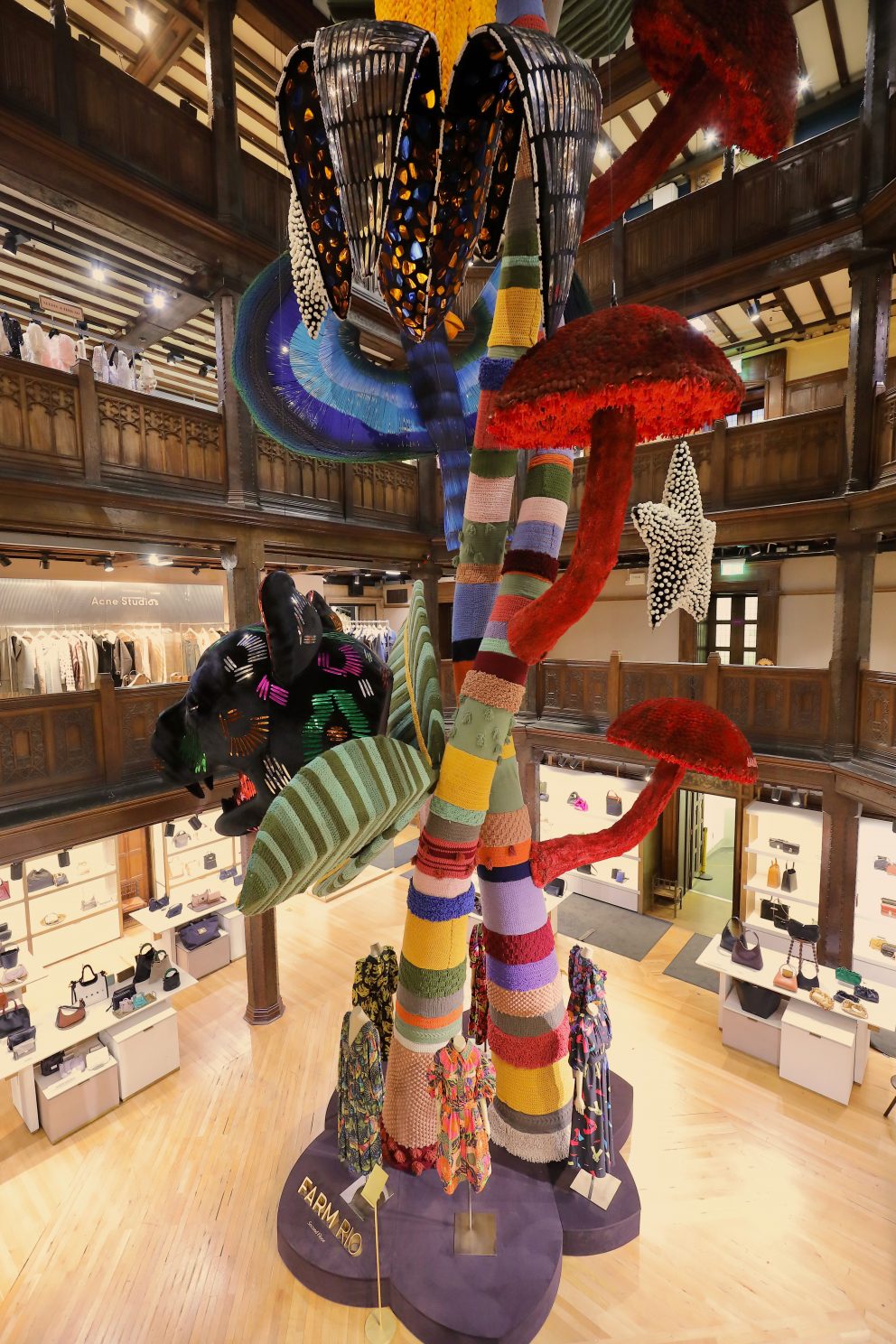 FARM Rio installation at Liberty London - Hertford Street